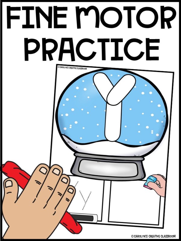 Alphabet Mat Snow globe Theme | Alphabet Play Dough Stampers | Winter ...