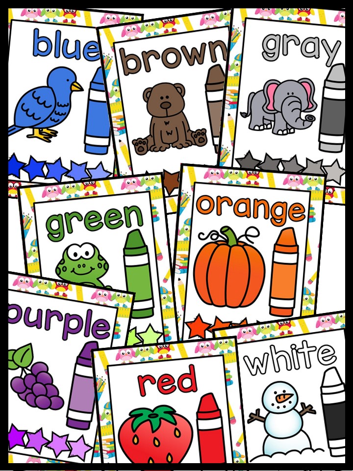 Owl 1 Color Posters | Classroom Decor