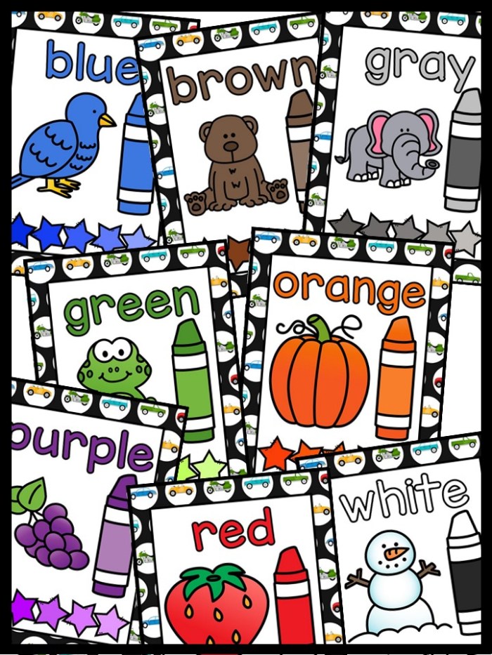 Driving 2 Color Posters | Classroom Decor