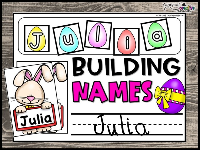 Easter Egg Center – Building Sight Words or Names (USE ANY WORD LIST!)