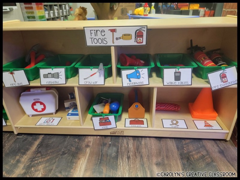 Fire Station and Fire Rescue Mission Dramatic Play: Signs, Labels ...