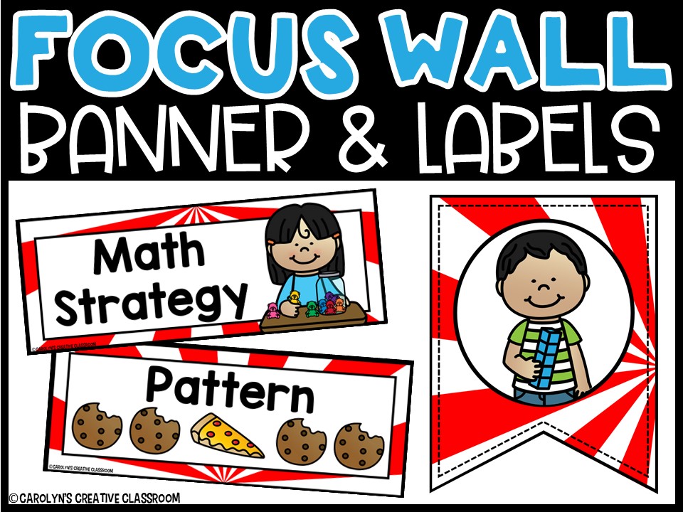 Circus 3 Math Focus Wall and Banner