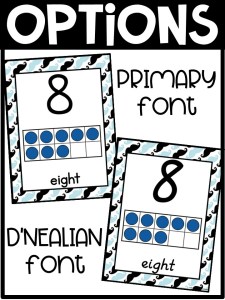 Number Posters | Mustache Classroom Decor – Carolyn's Creative Classroom
