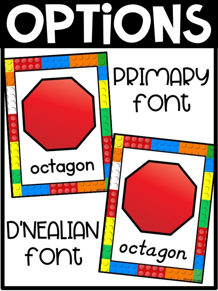 Shape Posters | Blocks Classroom Decor
