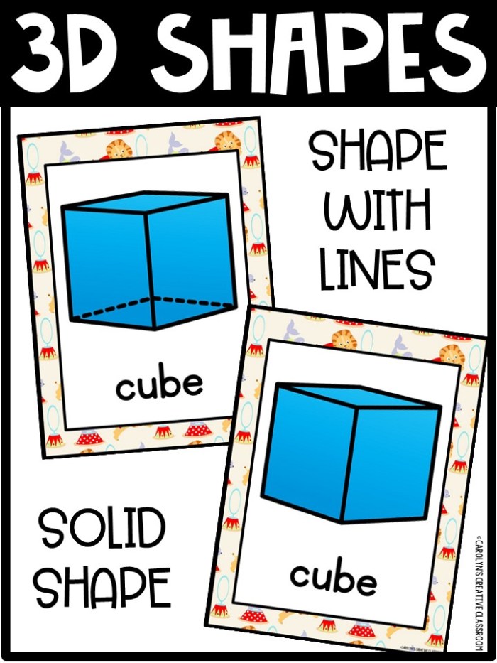 Shape Posters | Circus 2 Classroom Decor