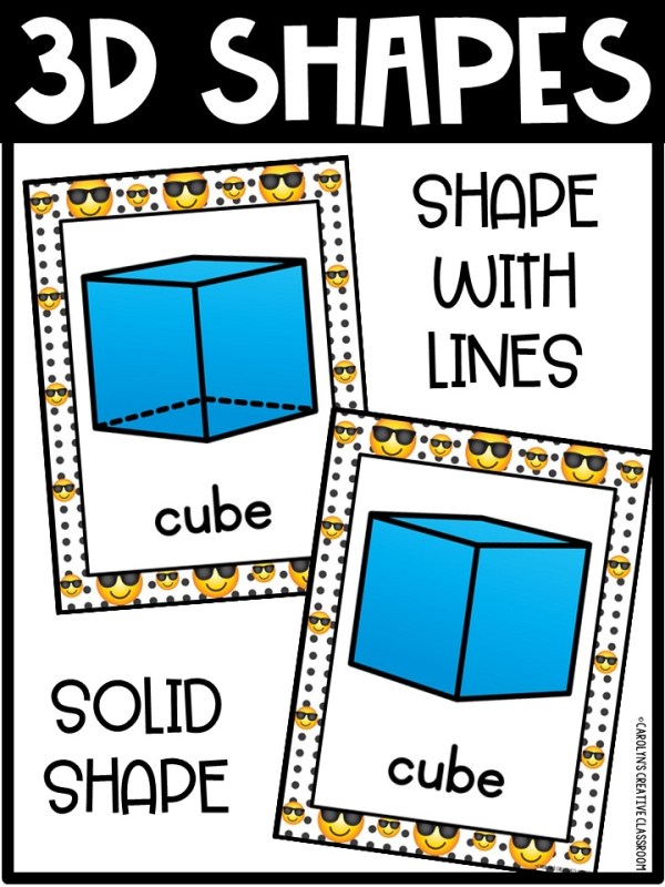 Shape Posters | Emoji 2 Classroom Decor