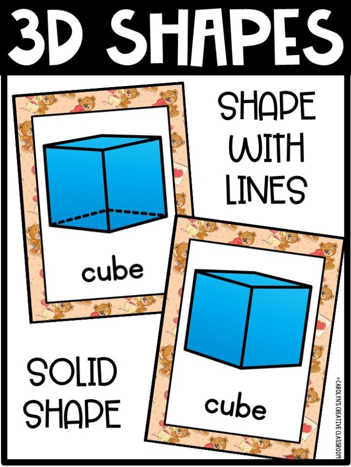 Shape Posters | Teddy Bear Classroom Decor