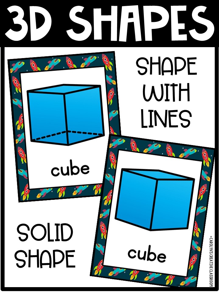 Shape Posters | Space 3 Classroom Decor