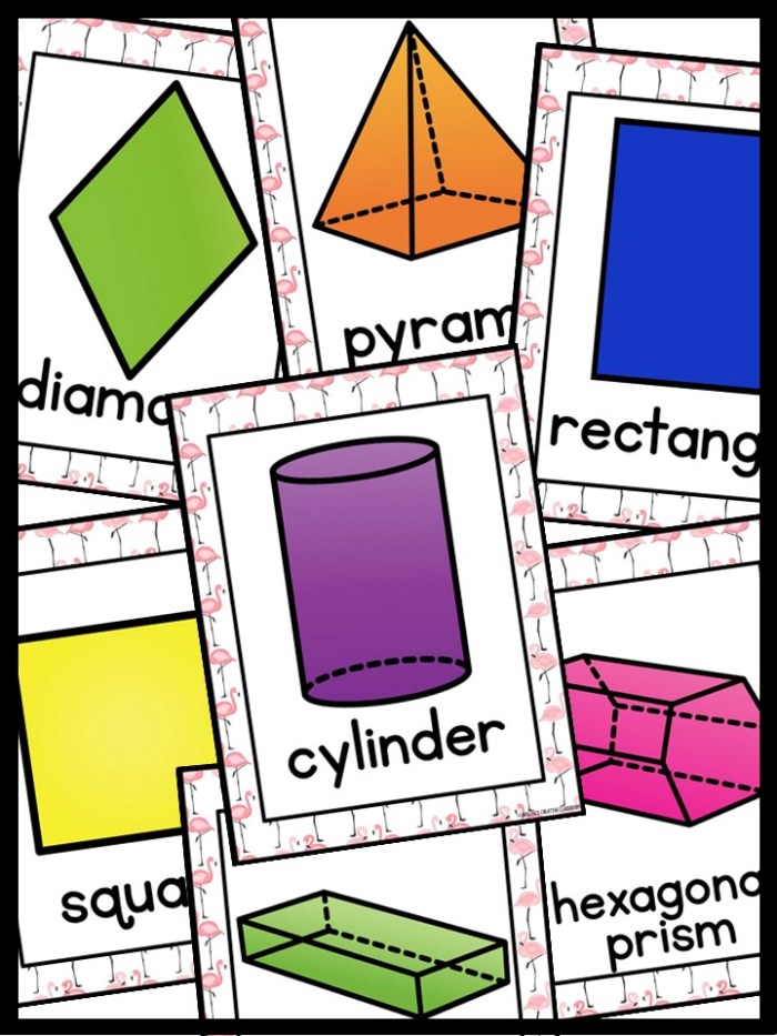 Shape Posters | Flamingo 1 Classroom Decor