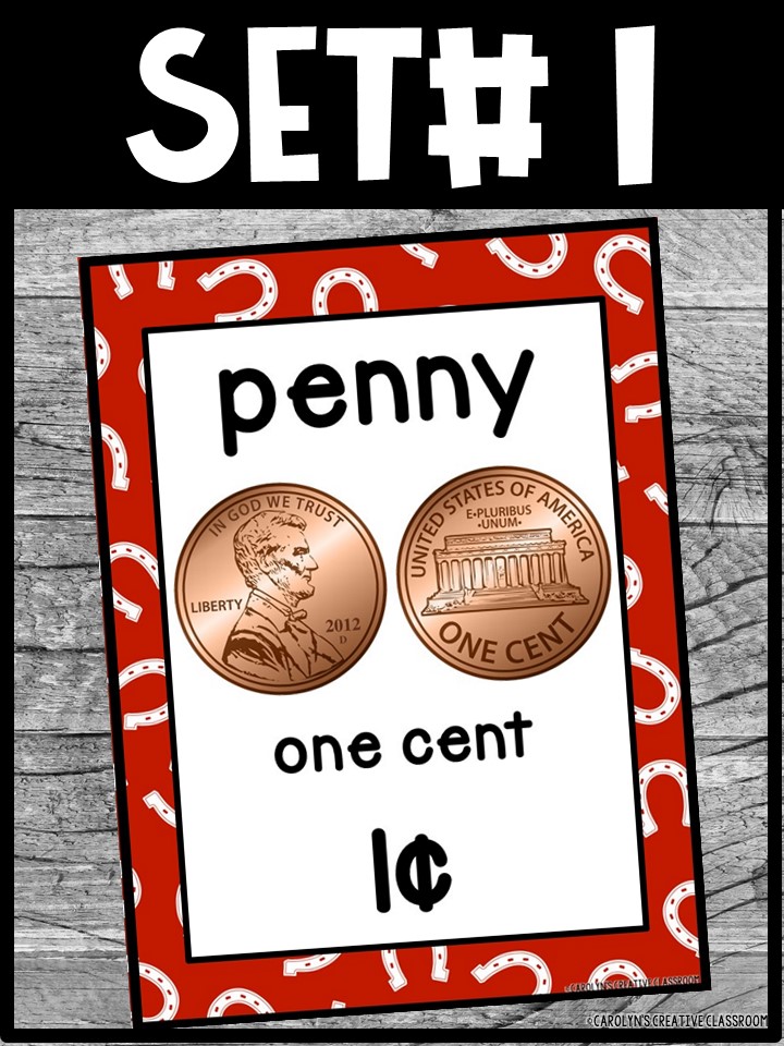 US Money Posters – Coin and Dollar Posters | Cowboy 2 Classroom Decor
