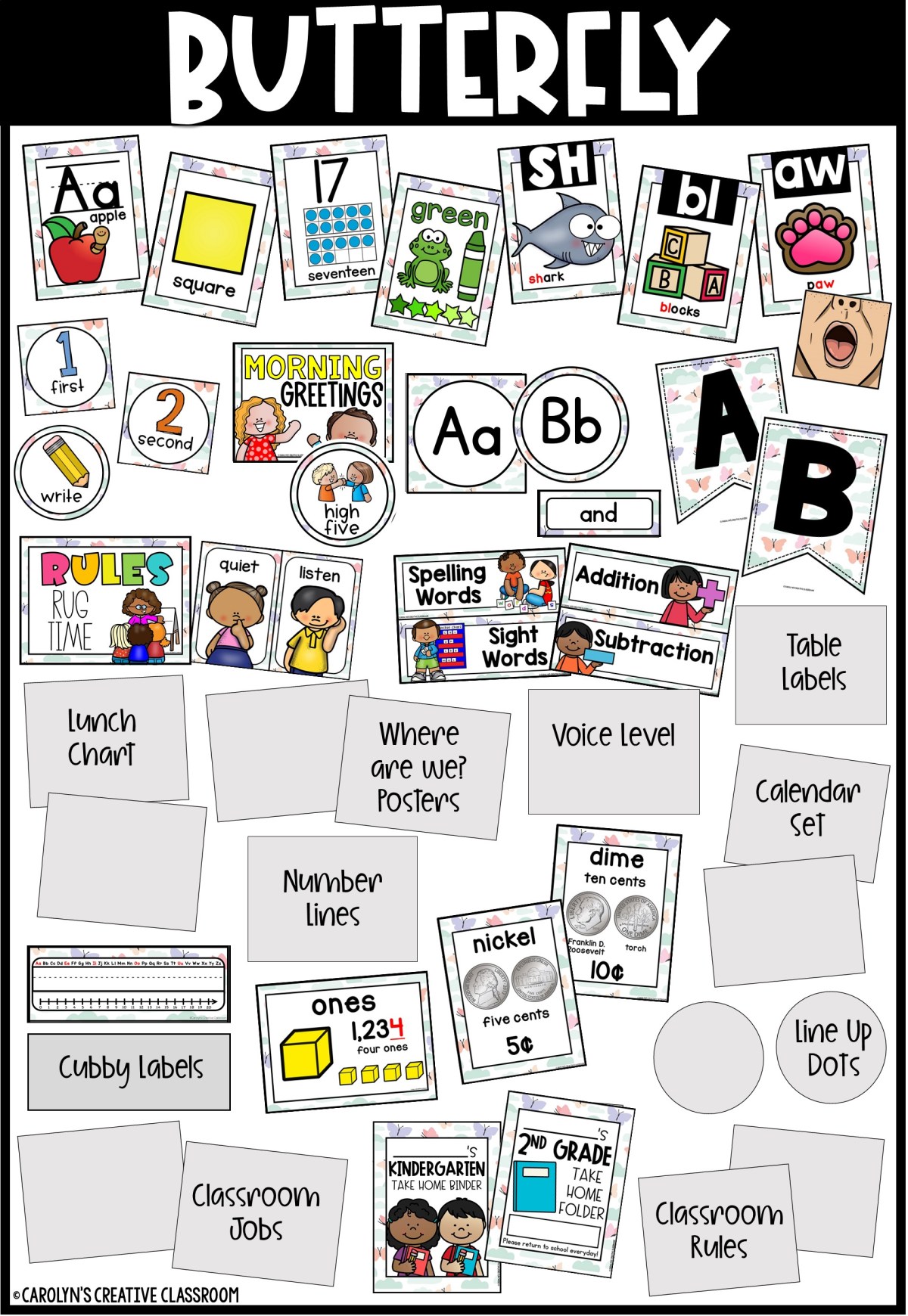 Butterfly Décor – Set#1