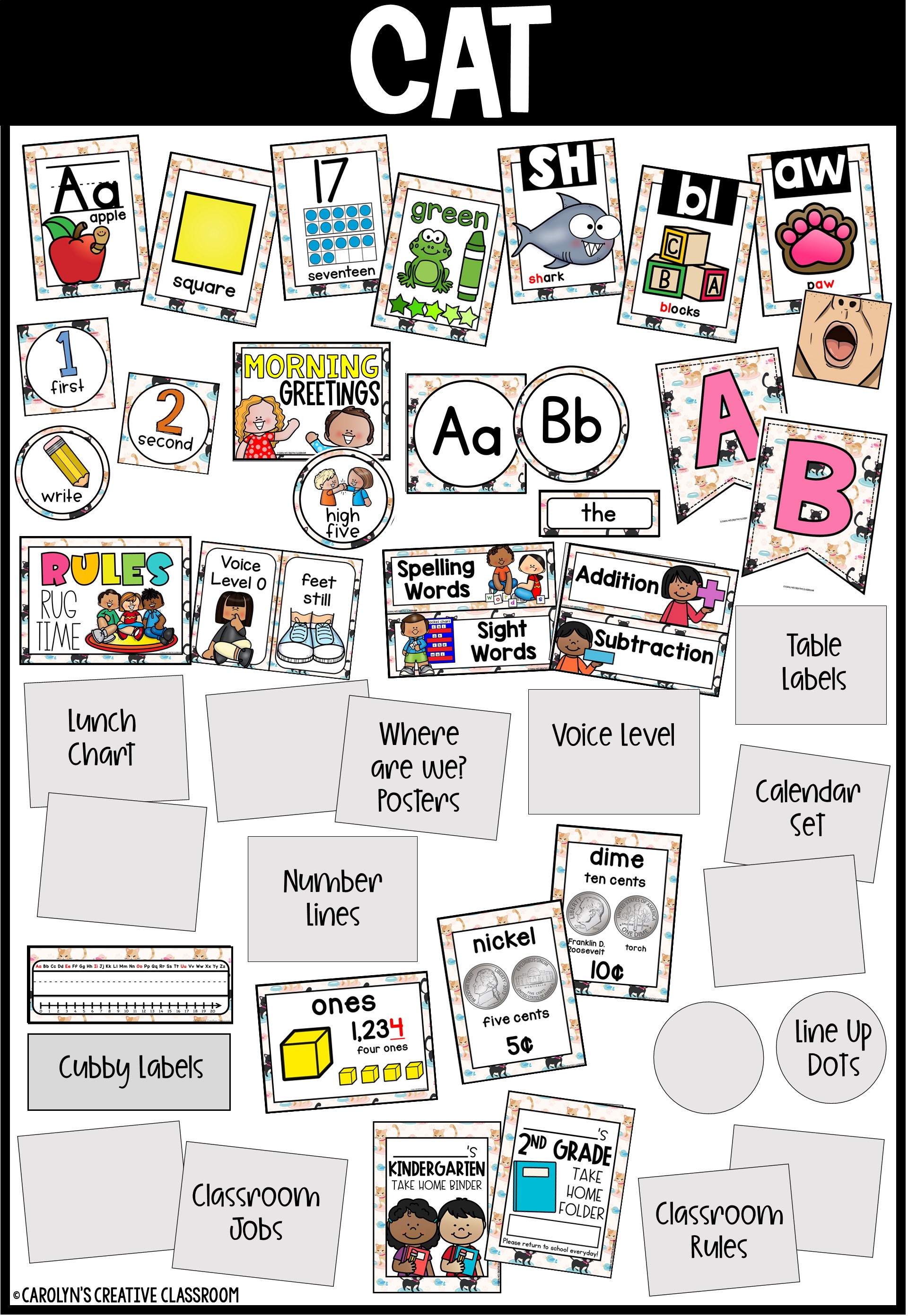 Cat Décor – Set #1