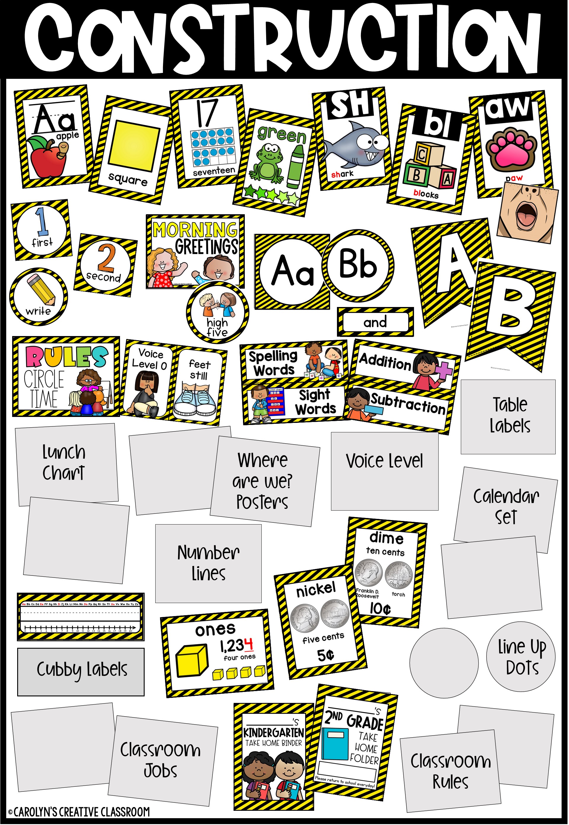 Construction Décor – Set#1