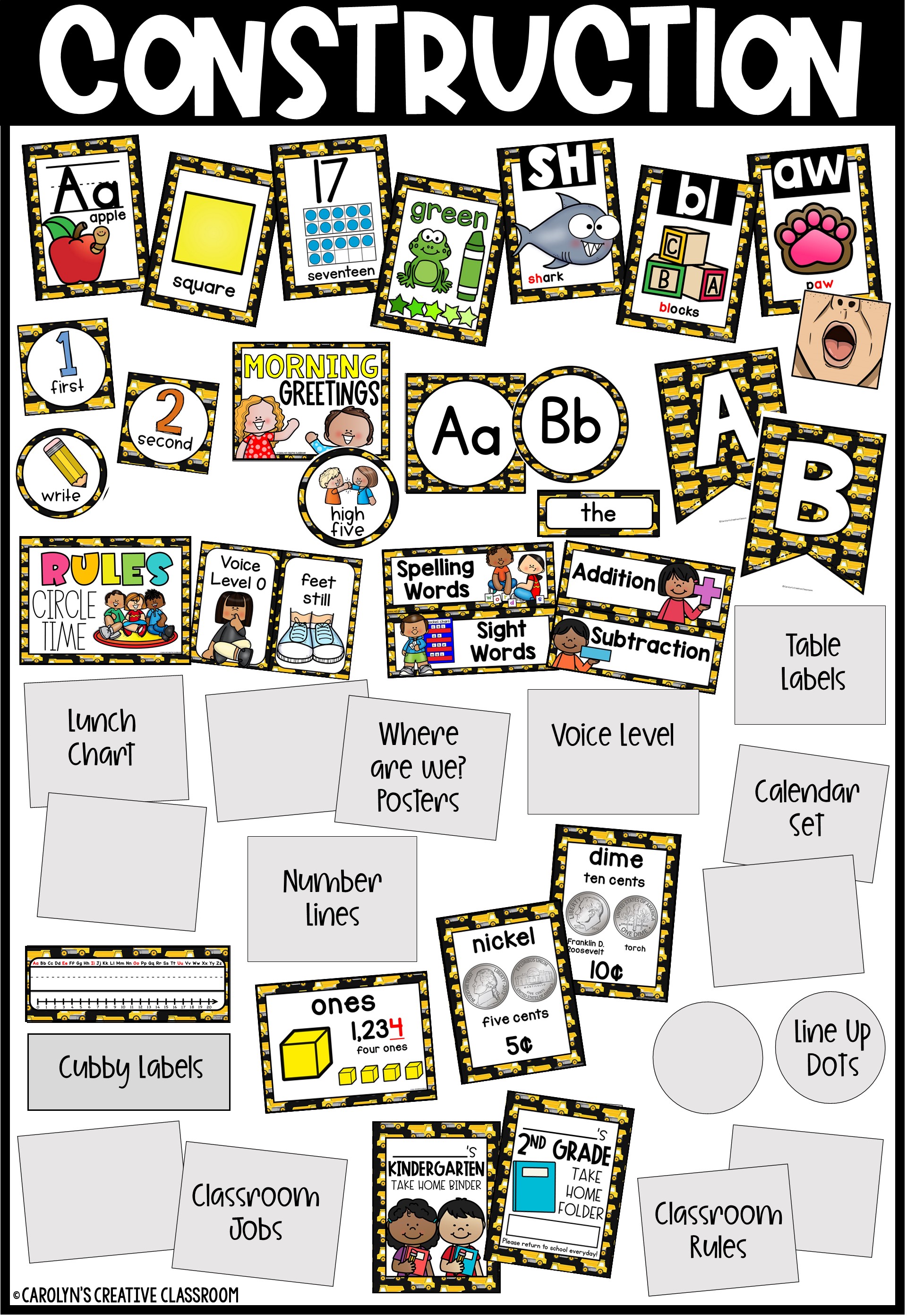 Construction Décor – Set#3