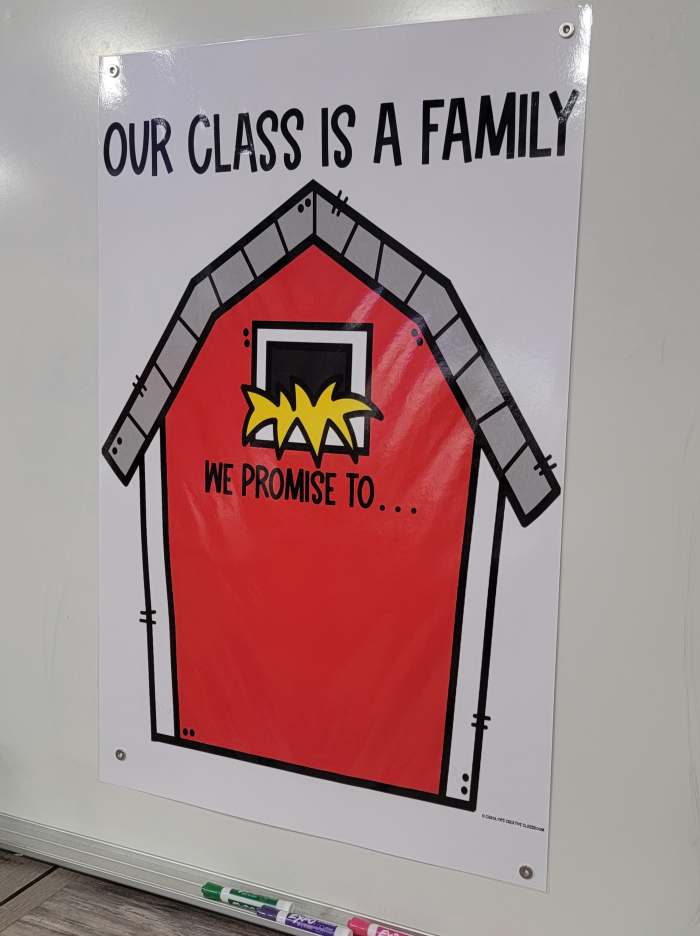 Class Rules and Expectations Anchor Chart [Hard Good] Barn and Farm Option