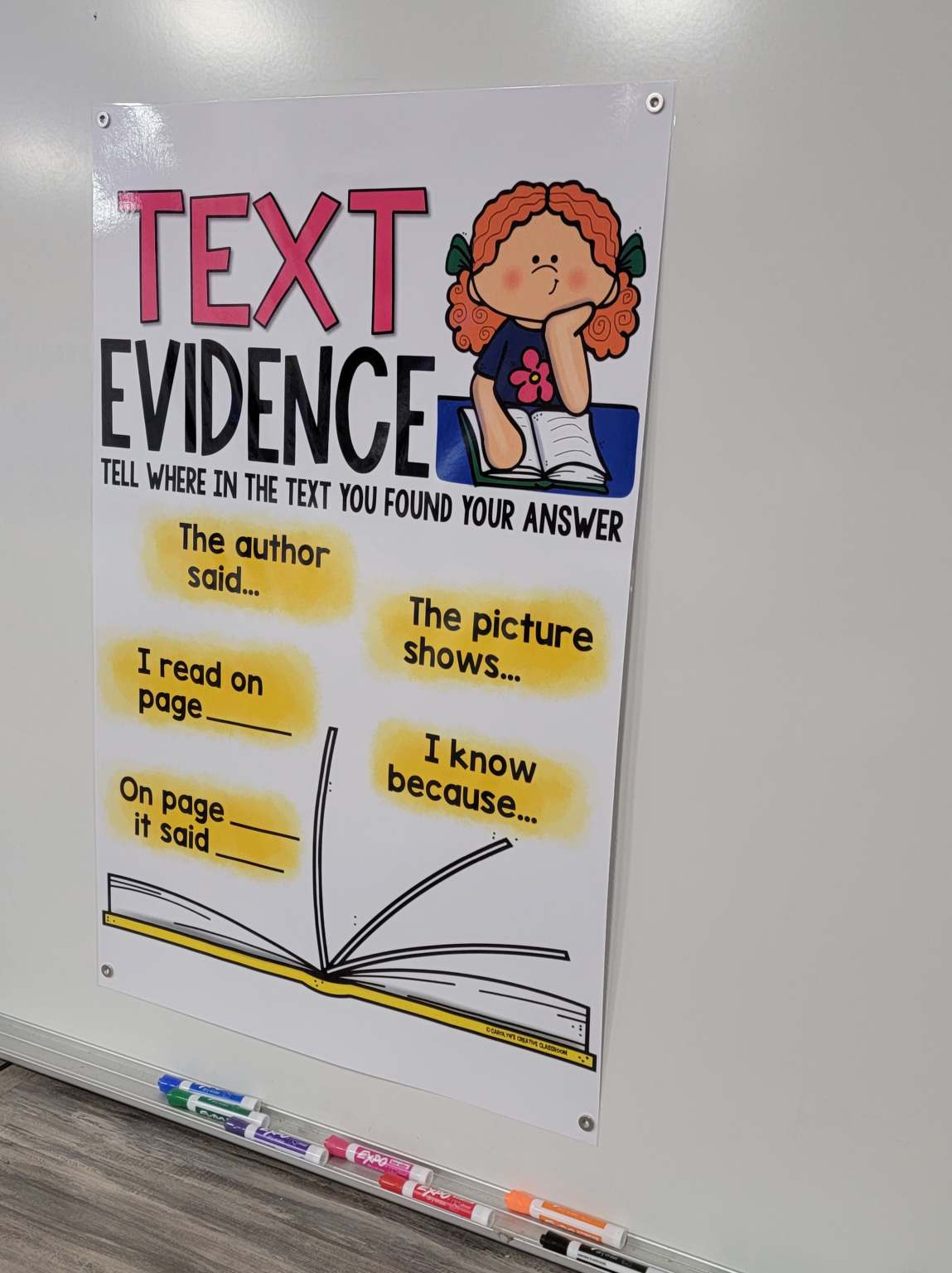 Text Evidence Anchor Chart [Hard Good]