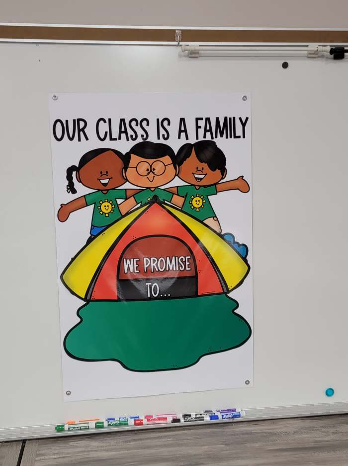 Class Rules and Expectations Anchor Chart [Hard Good] Camping Option 1