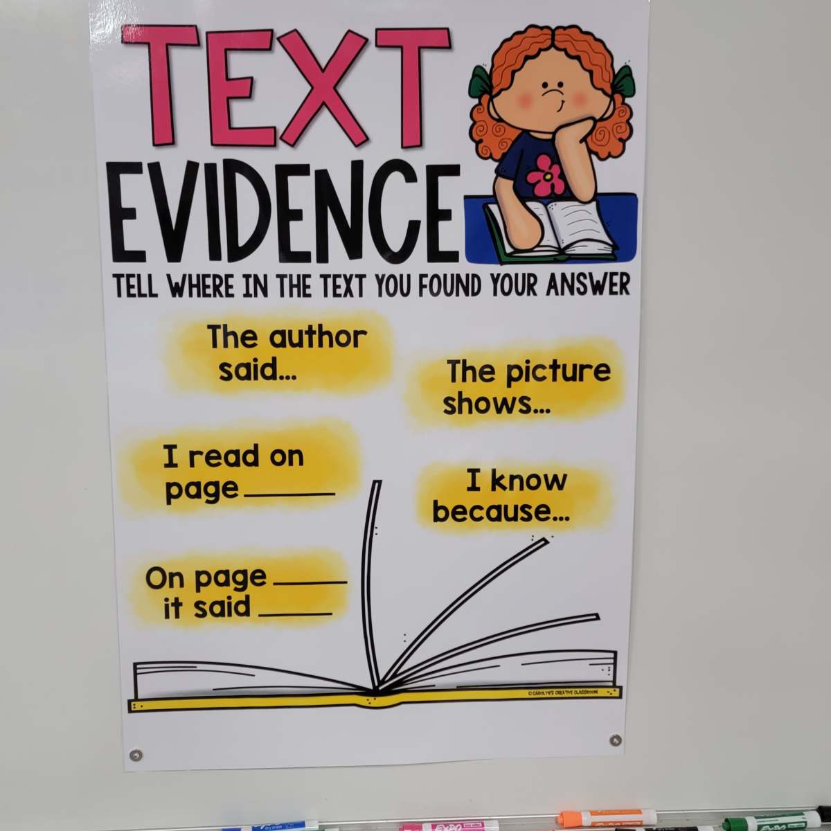 Text Evidence Anchor Chart [Hard Good]
