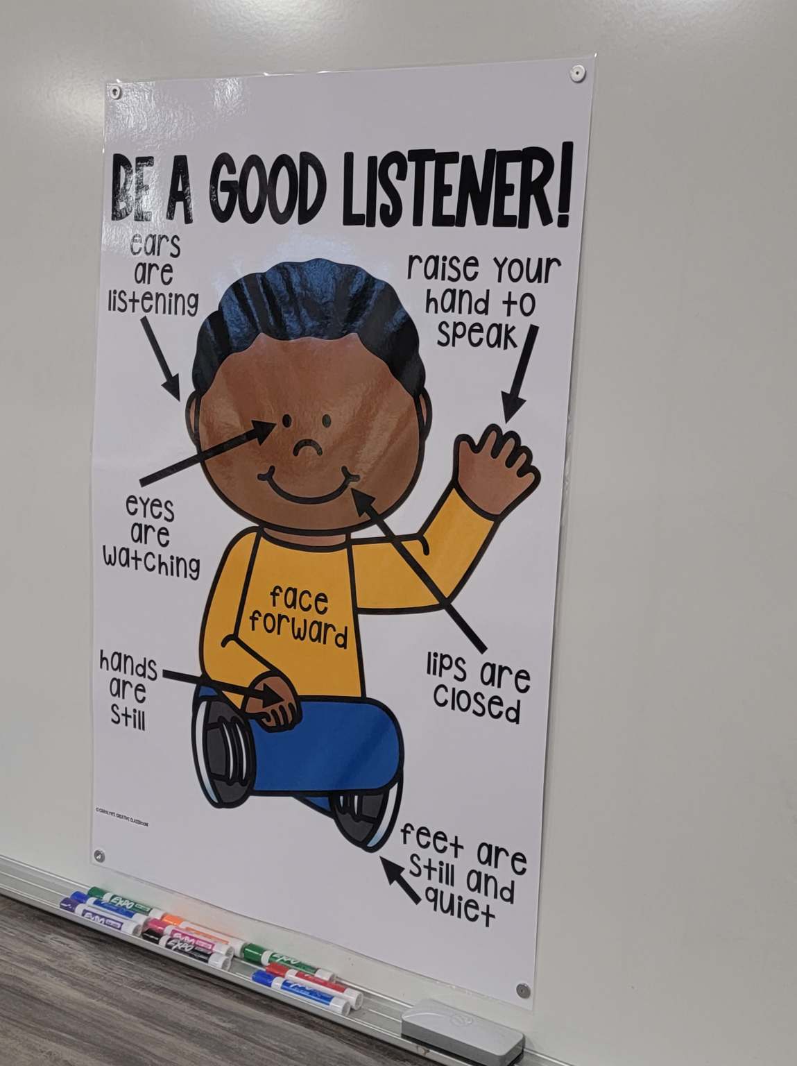 Be a Good Listener Anchor Chart [Hard Good] – Option 2
