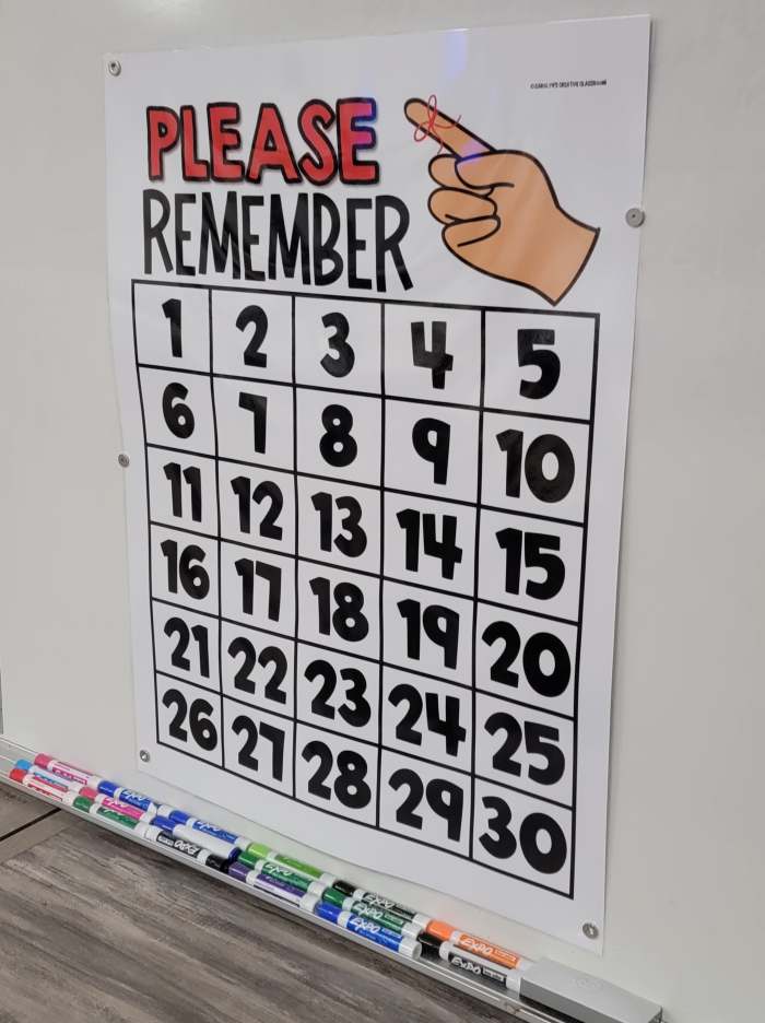 Please Remember Anchor Chart [Hard Good] – Option #2