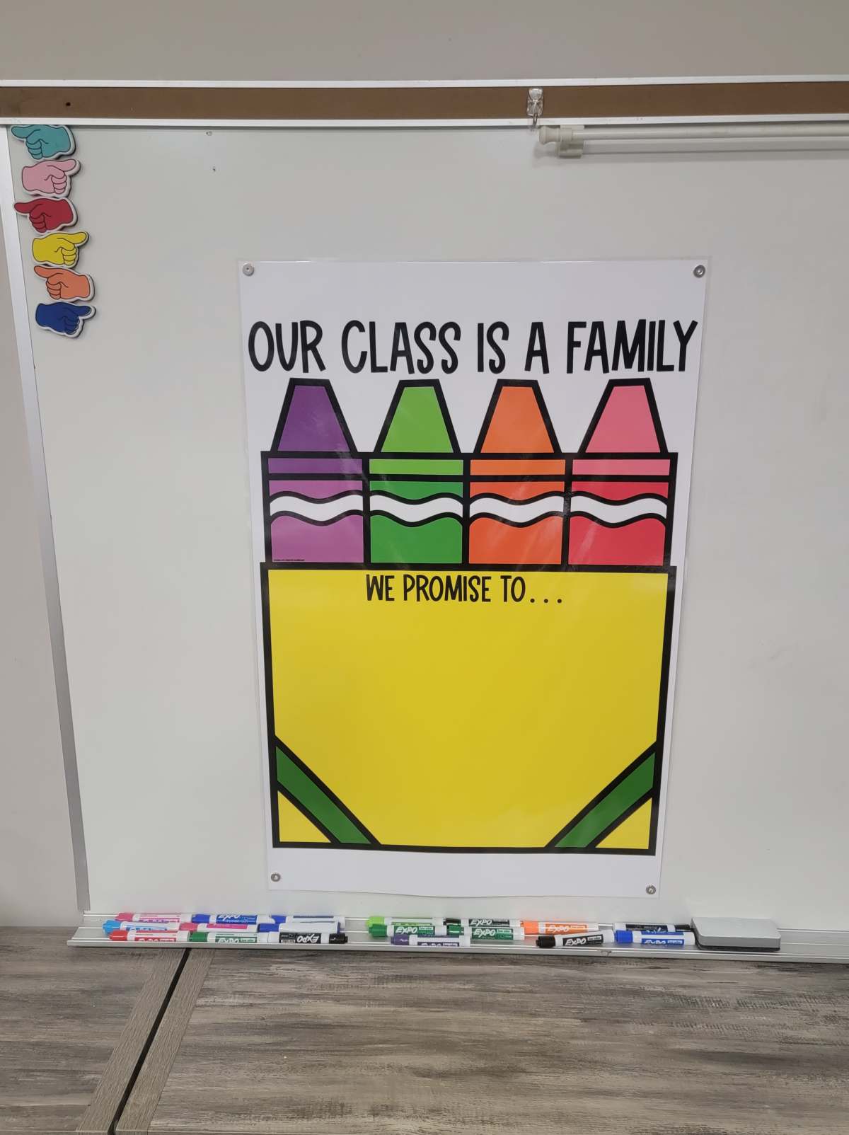 Class Rules and Expectations Anchor Chart [Hard Good] – Crayon Version