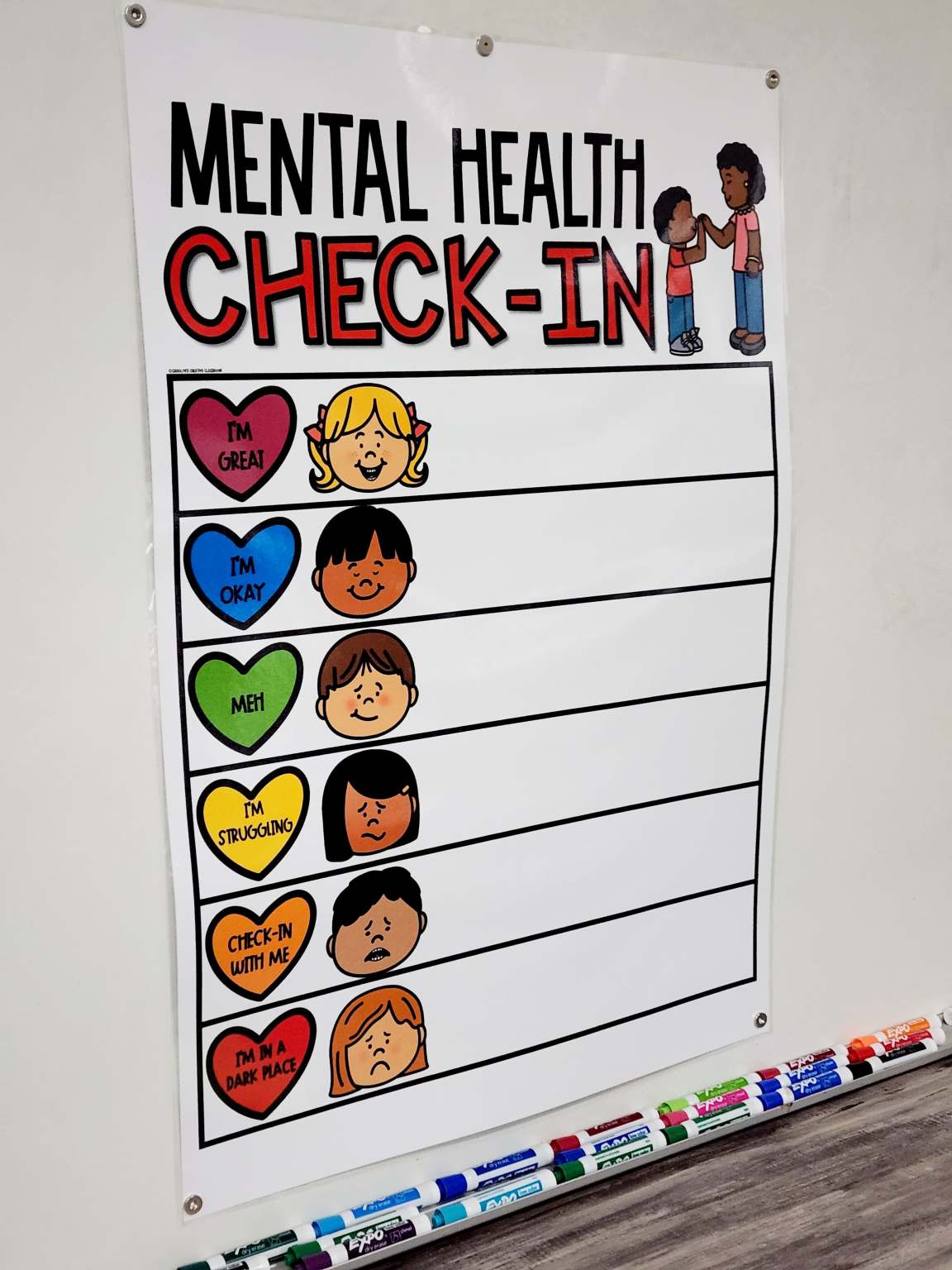 Mental Health Check-In Anchor Chart [Hard Good] – Version 3
