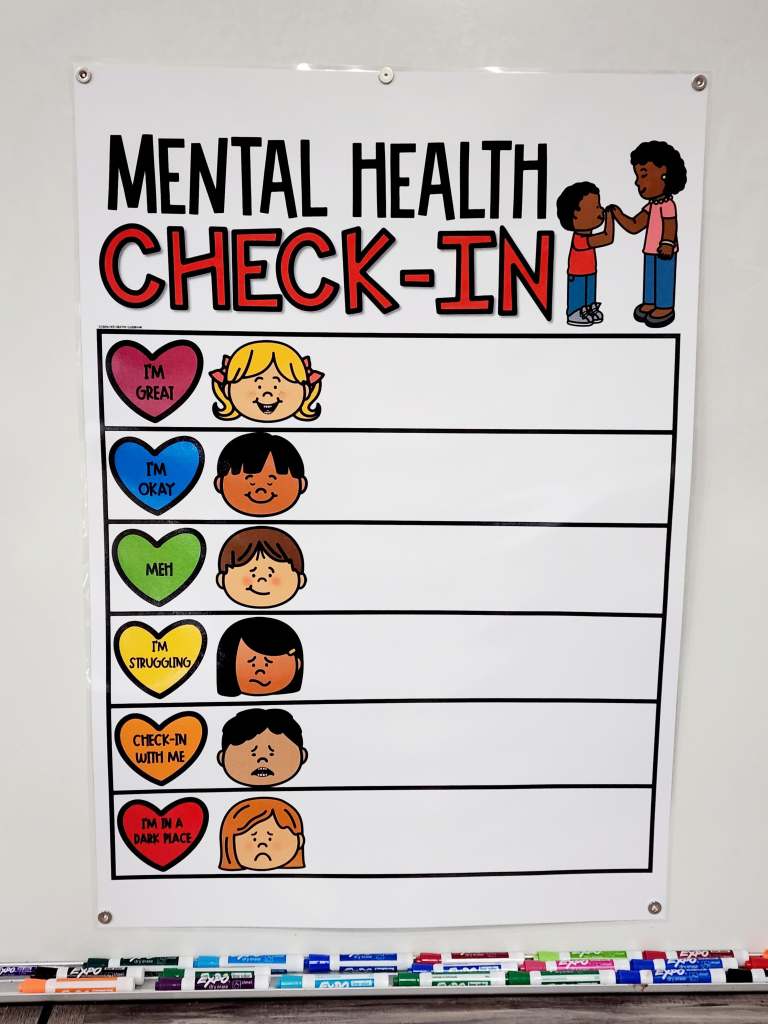 Mental Health Check-In Anchor Chart [Hard Good] – Version 3