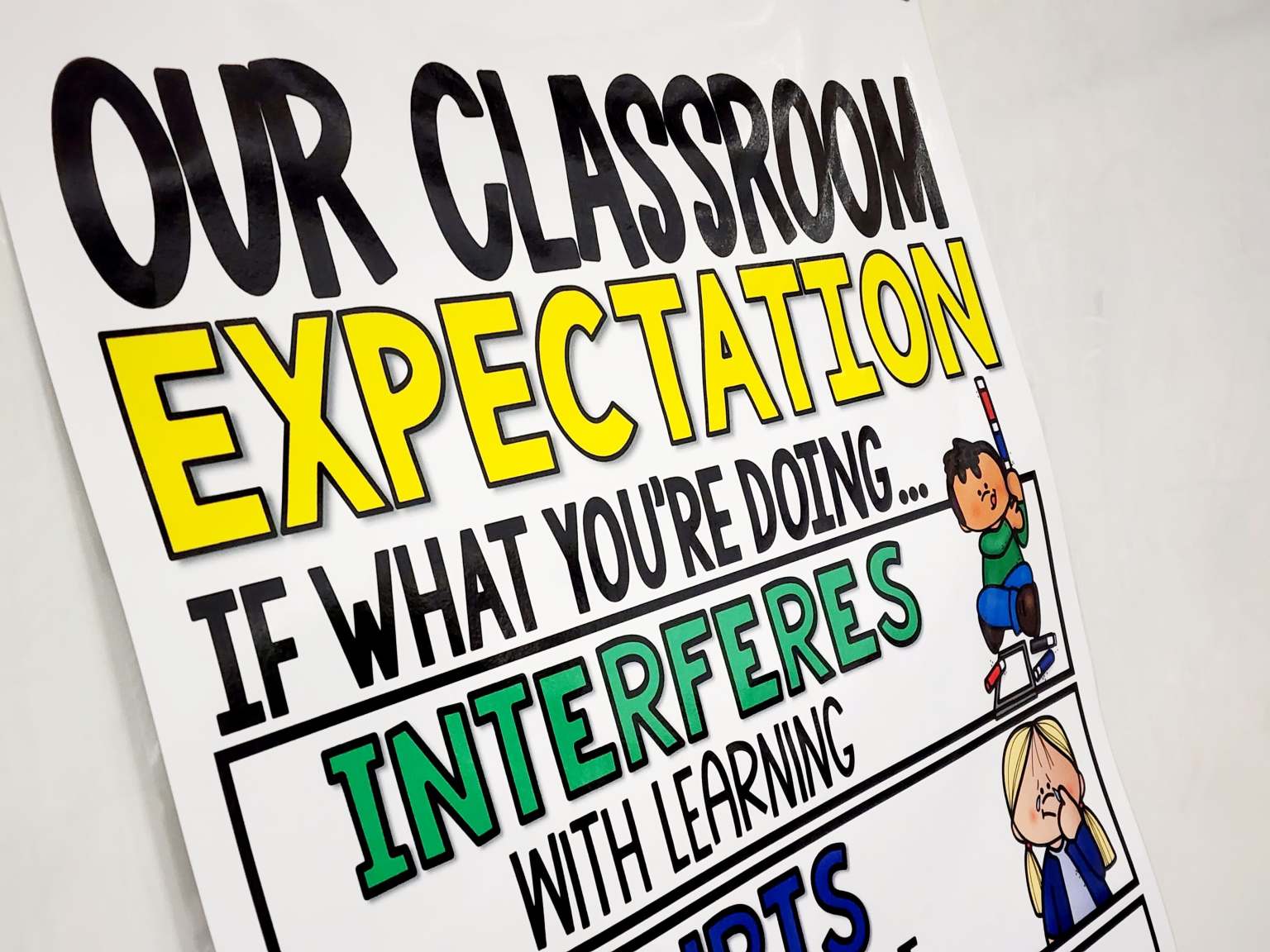 Our Class Expectation Anchor Chart [Hard Good] – Version 1