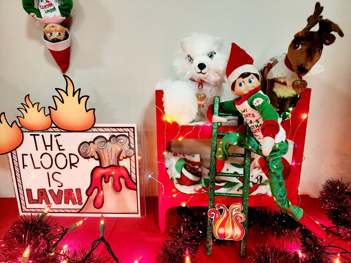 The Floor is Lava Printable Poster FREEBIE – Elf Day 8