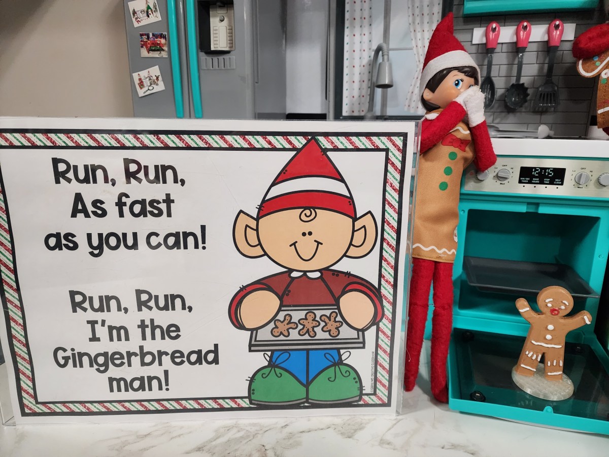 Gingerbread Printable Poster and Props FREEBIE – Elf Day 22
