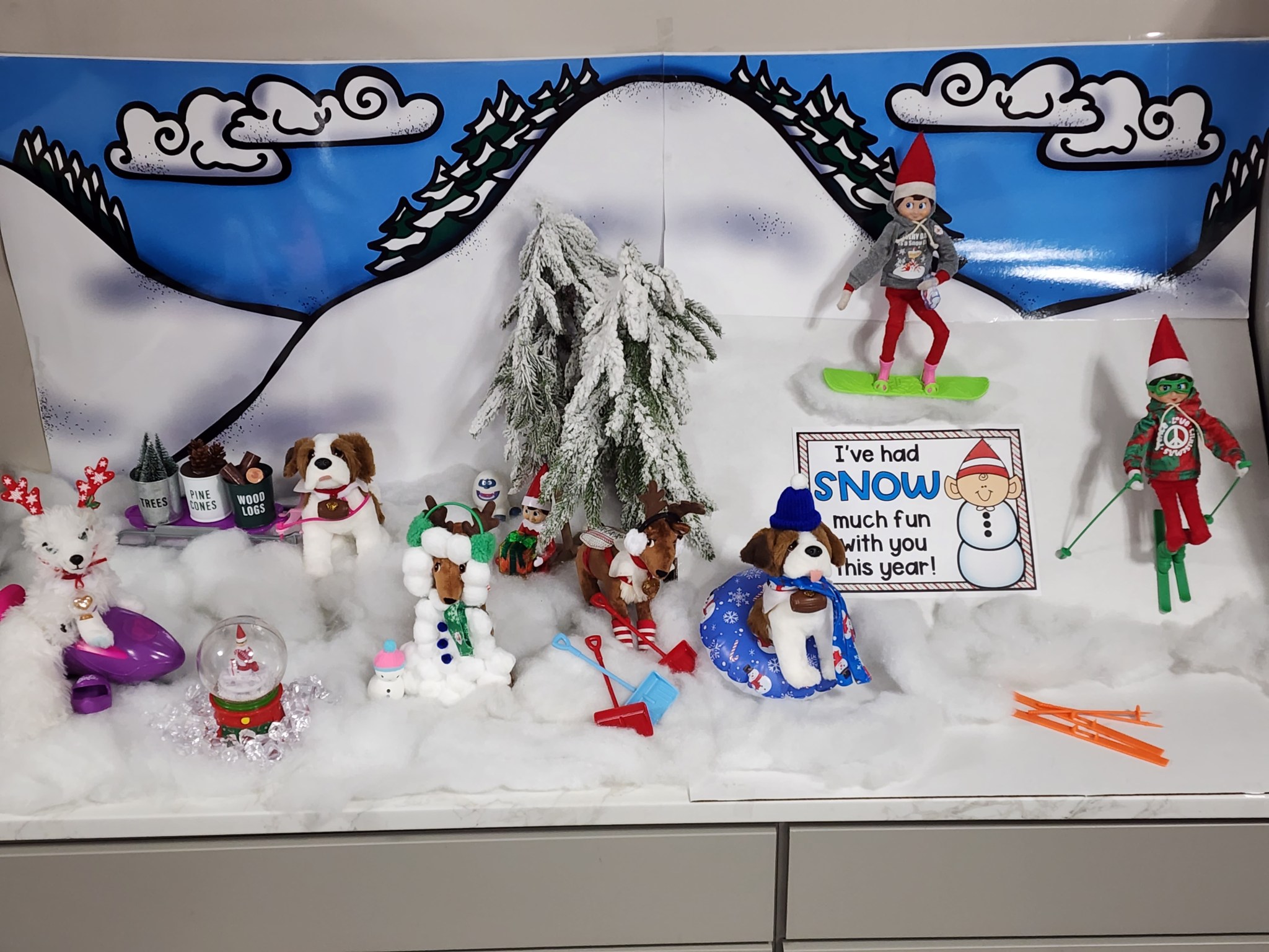 It’s Snow! Printable Poster FREEBIE – Elf Day 23