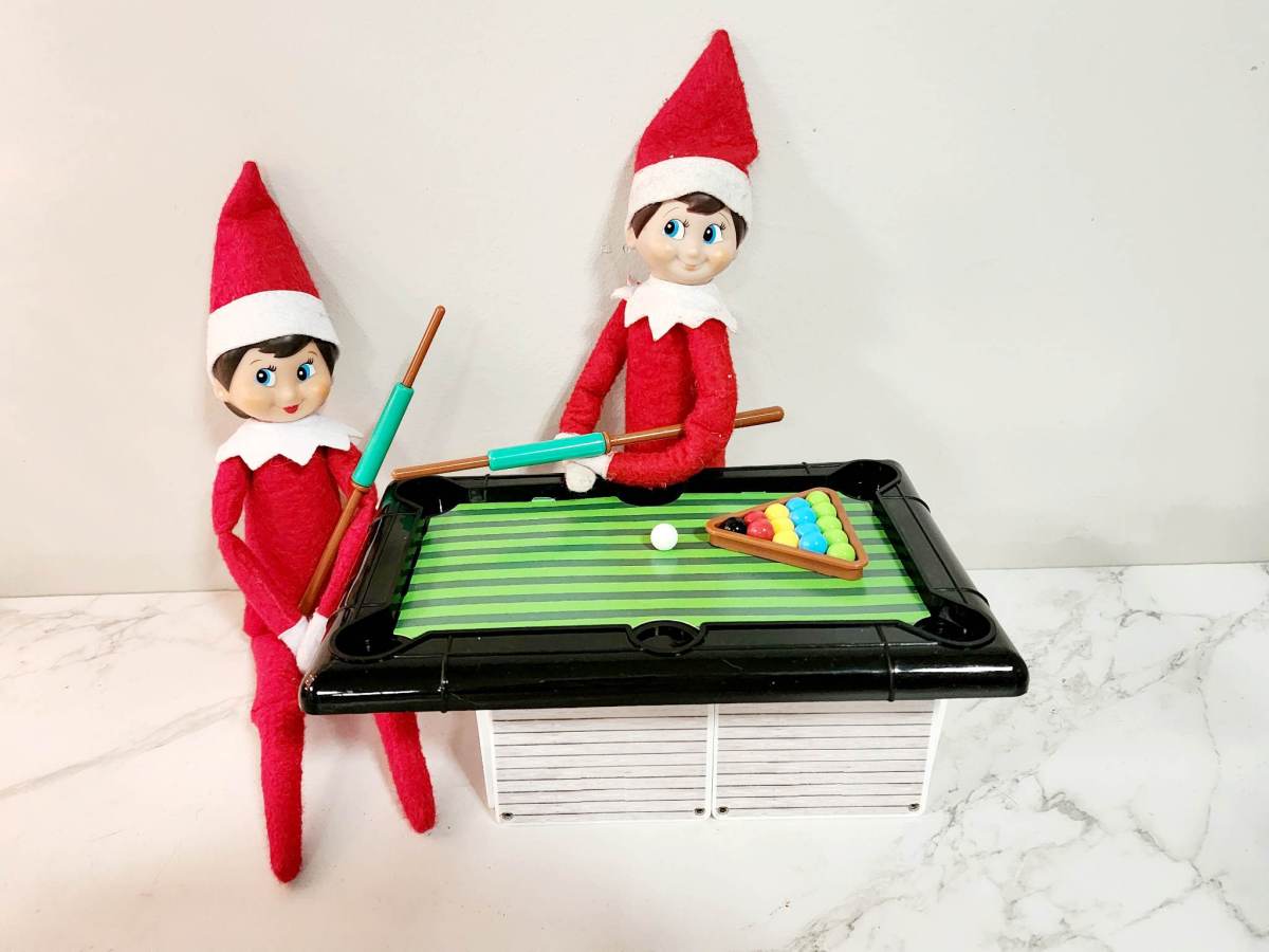 Elf Pool Table Printable Poster FREEBIE – Elf Day 12