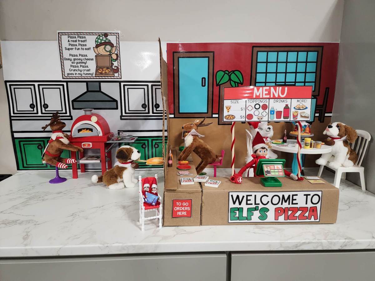 Elf Pizza Printable Poster and Props FREEBIE – Elf Day 21