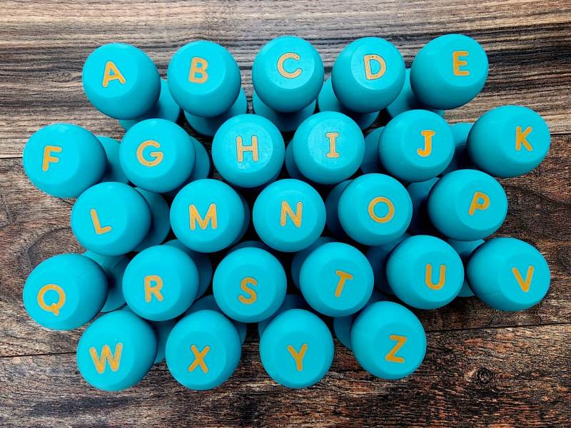 Alphabet Dough Stampers