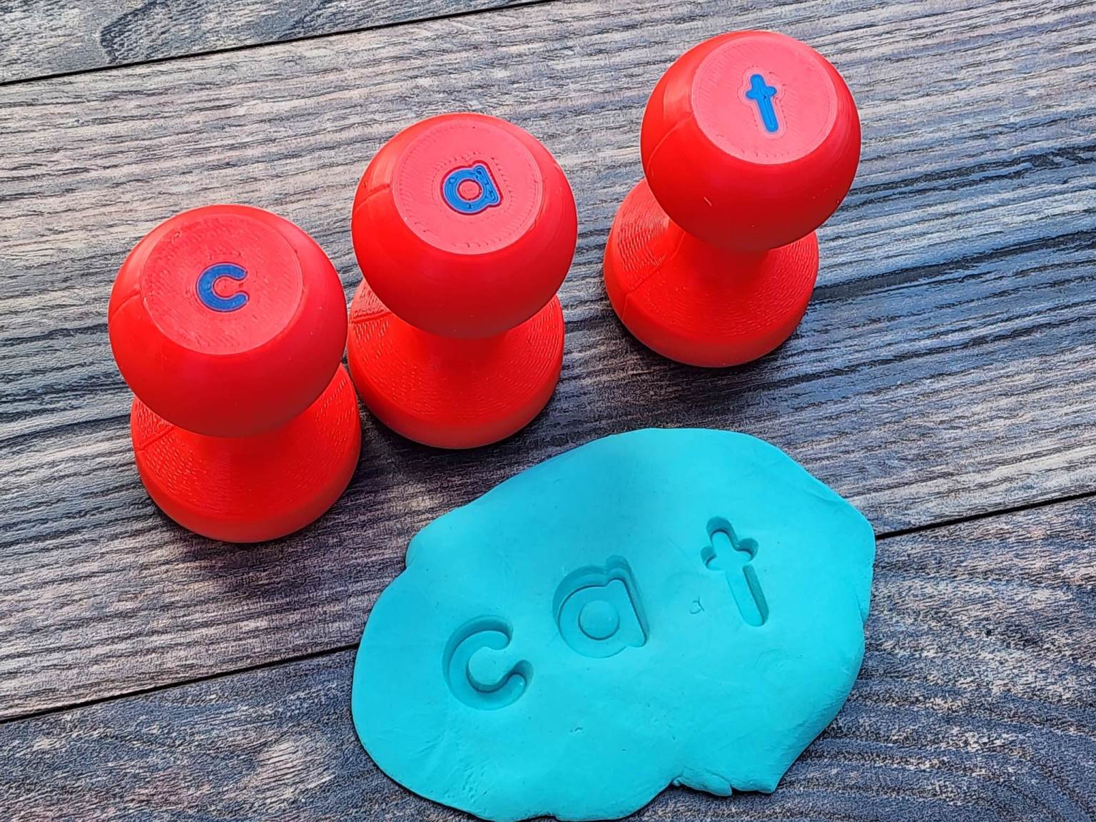 Alphabet Dough Stampers