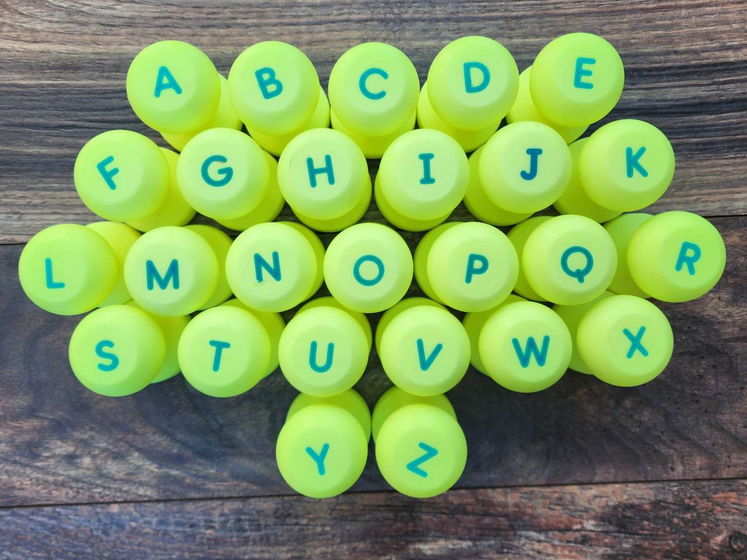 Alphabet Dough Stampers
