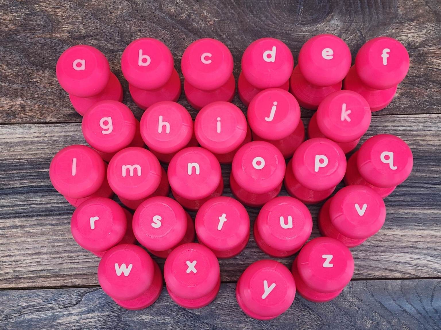 Alphabet Dough Stampers