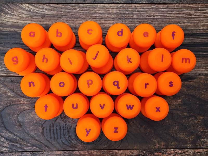 Alphabet Dough Stampers