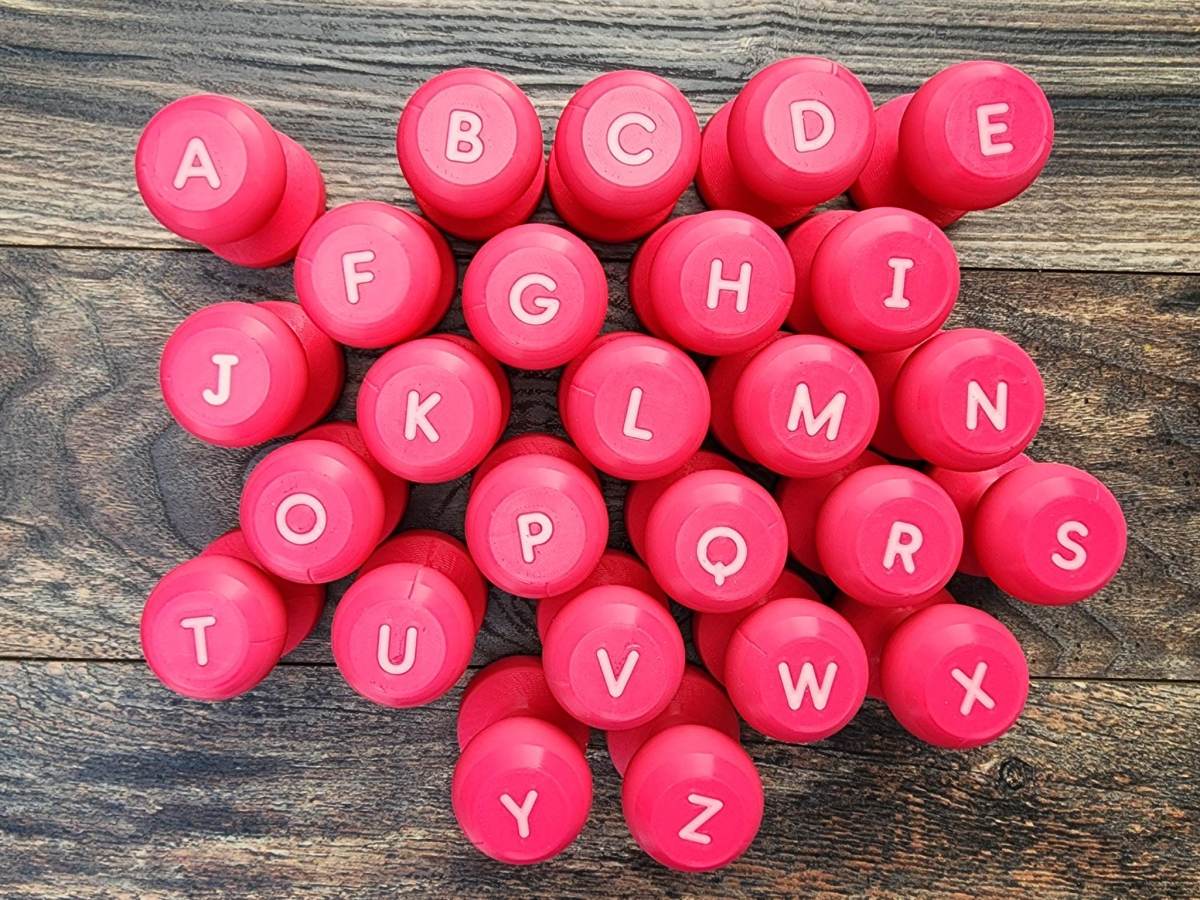 Alphabet Dough Stampers