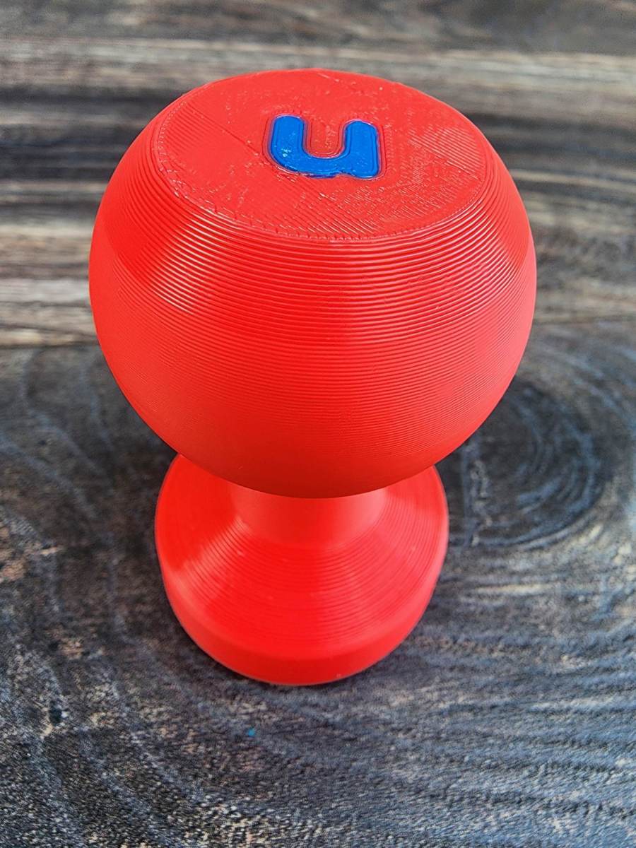 Red Vowels Dough Stampers [Hard Good] – LOWERCASE LETTERS (red/blue)