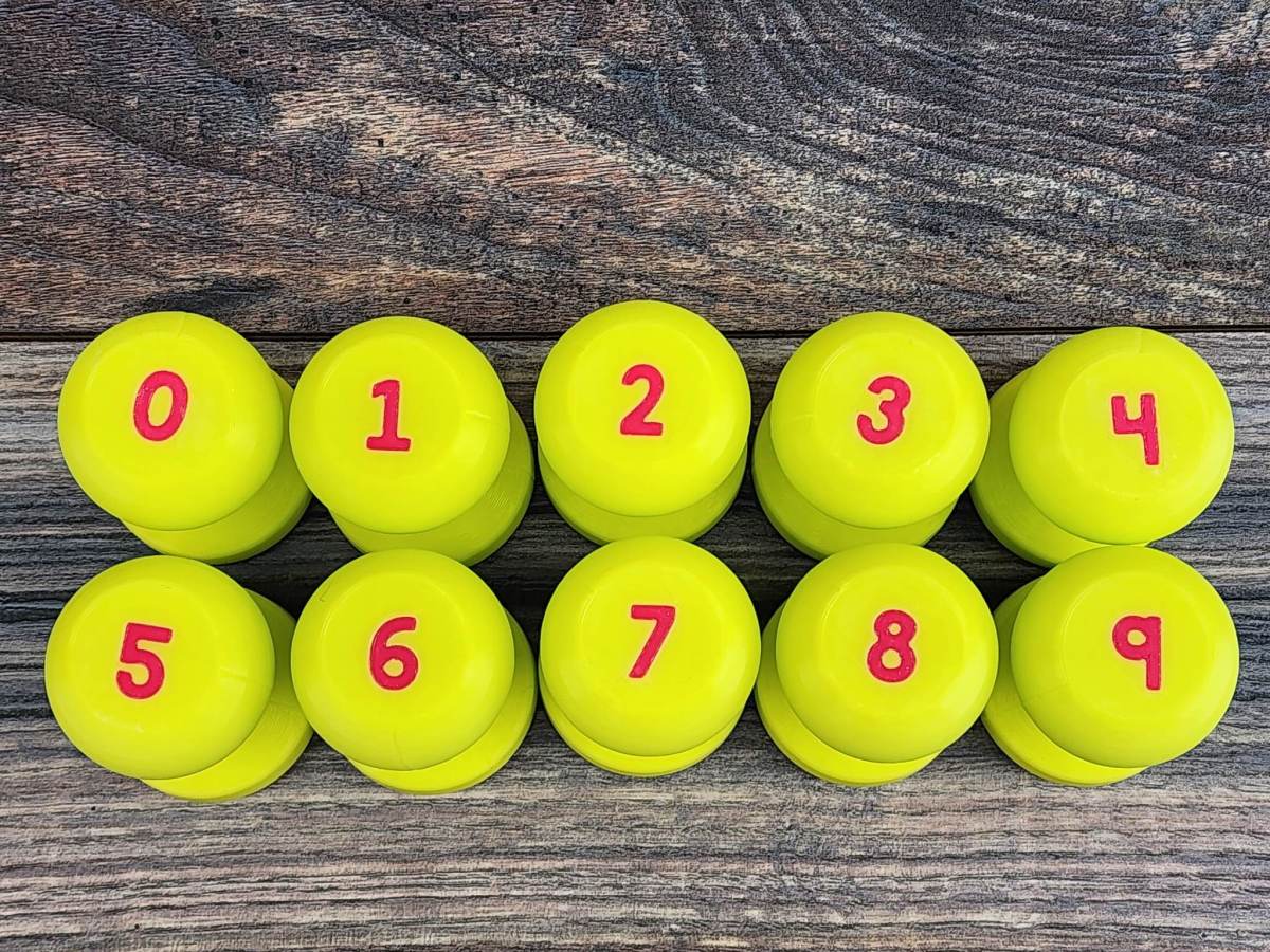 Number Dough Stampers