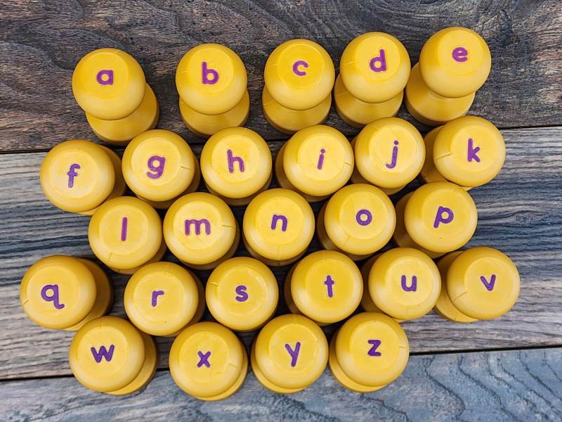 Alphabet Dough Stampers