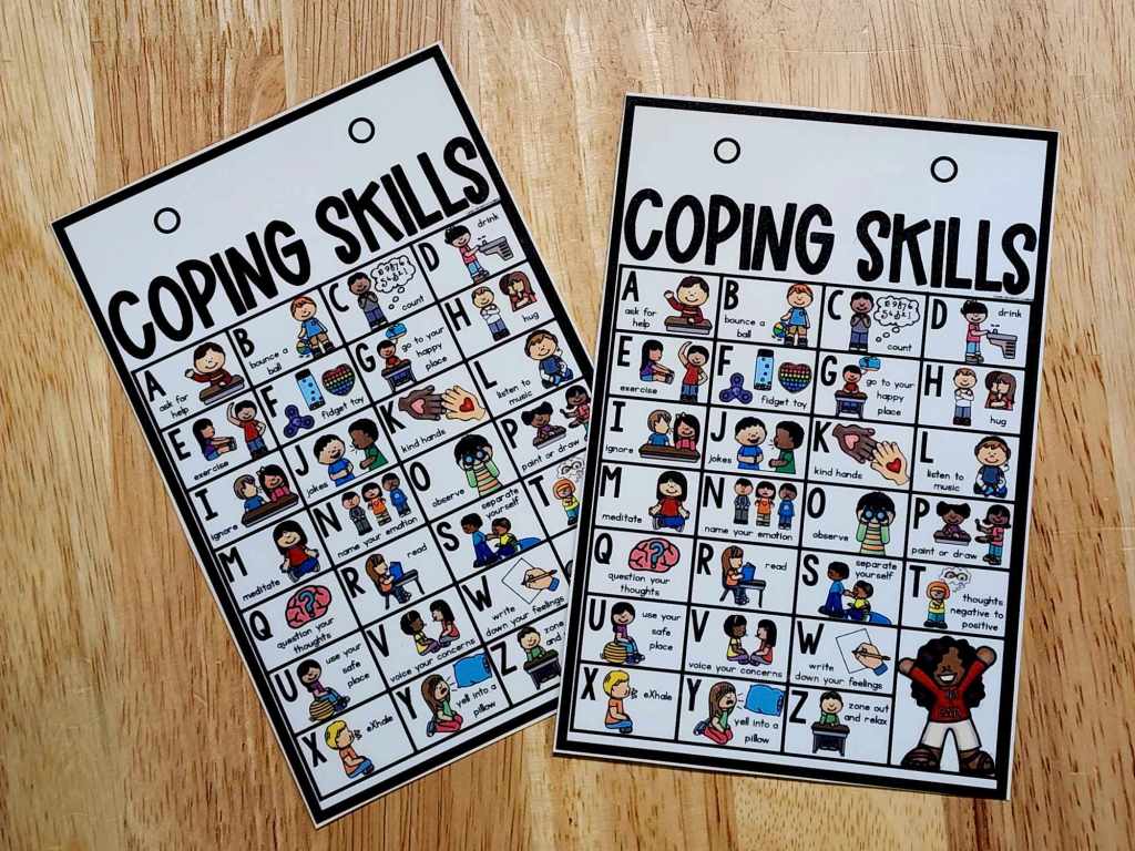 Coping Skills Chart Free Printable Coping Skills Lists 150 Coping