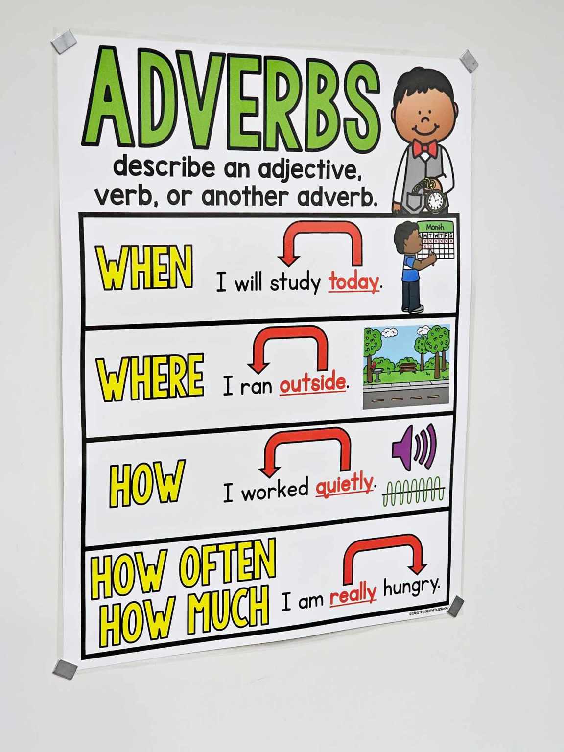 Adverbs Anchor Chart [Hard Good] – Option 2