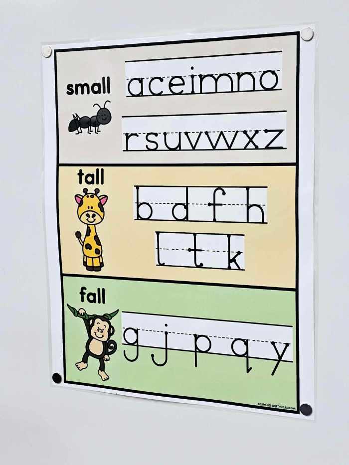 Small Tall Fall Anchor Chart [Hard Good] – (MONKEY) Option #2
