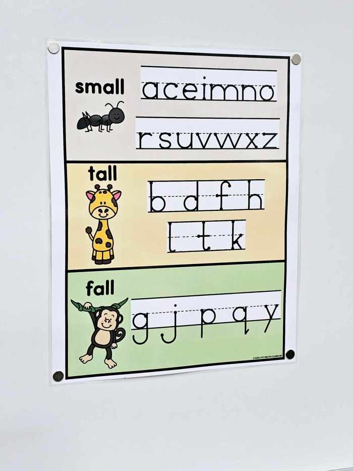 Small Tall Fall Anchor Chart [Hard Good] – (MONKEY) Option #2