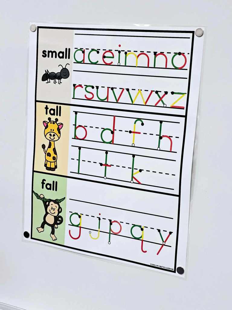 Small Tall Fall Anchor Chart [Hard Good] – (MONKEY) Option #3