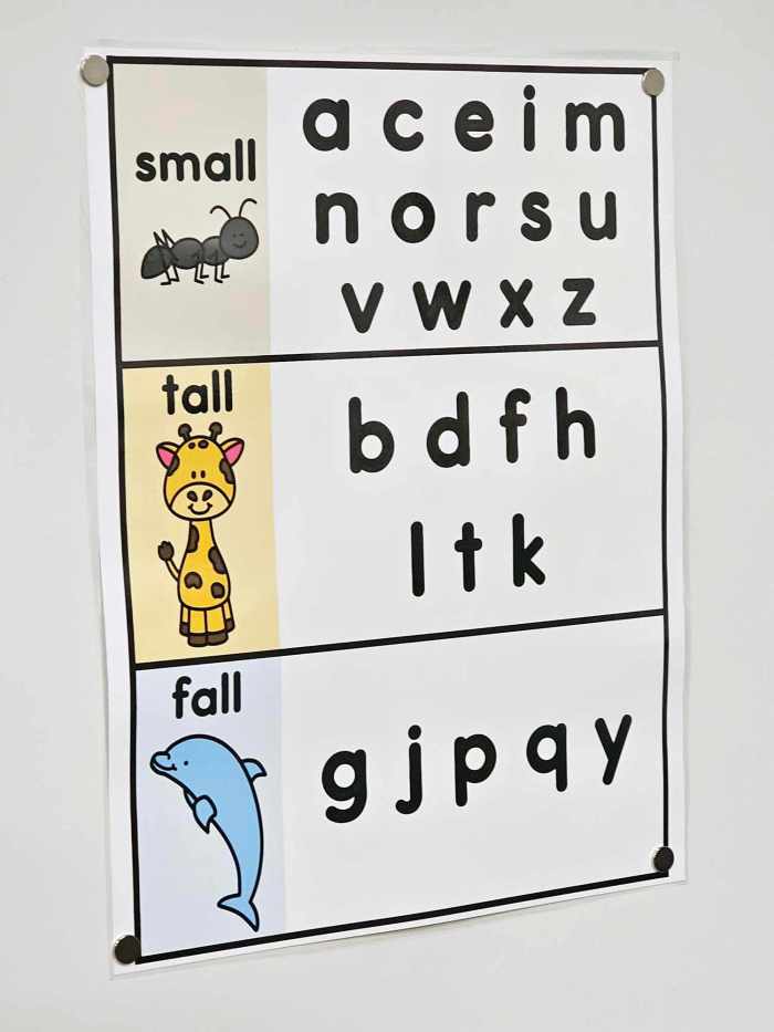 Small Tall Fall Anchor Chart [Hard Good] – (DOLPHIN) Option #5