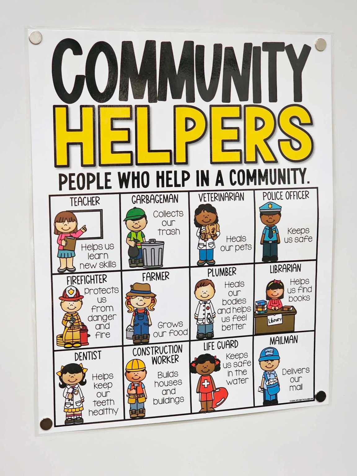 Community Helpers Anchor Chart [Hard Good] – Option 1 (white)