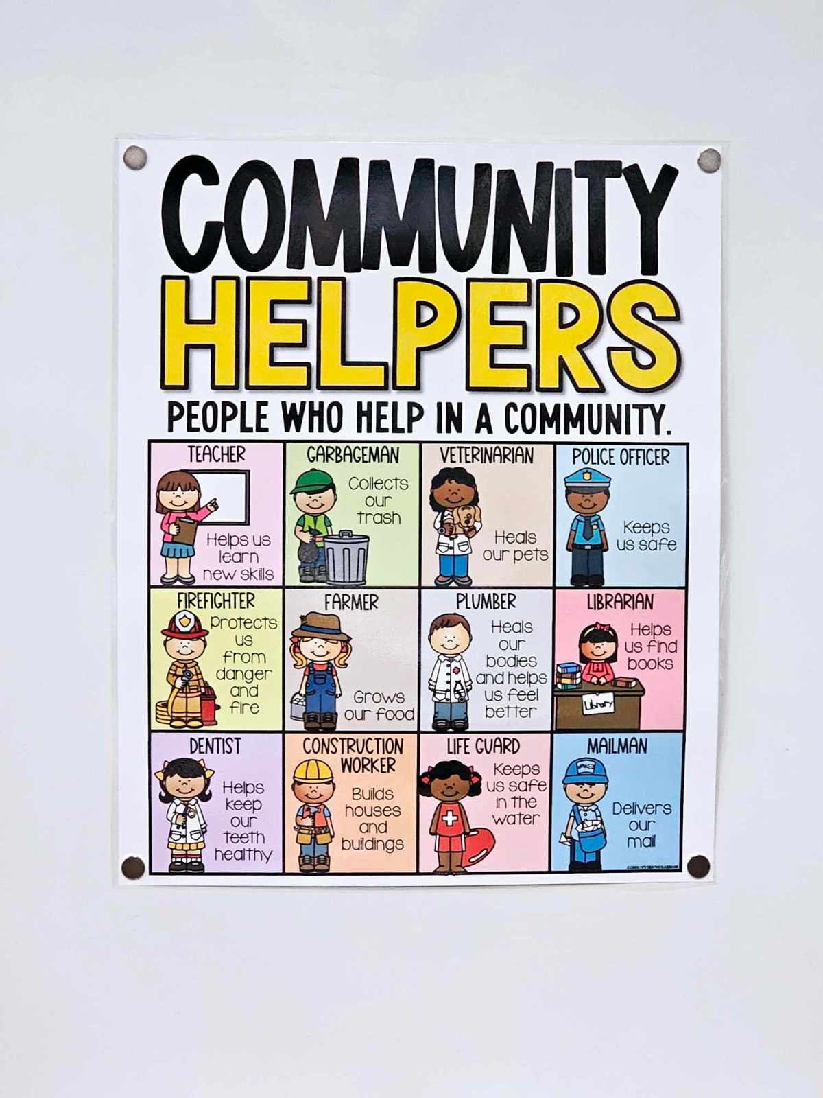 Community Helpers Anchor Chart [Hard Good] – Option 2 (colored)